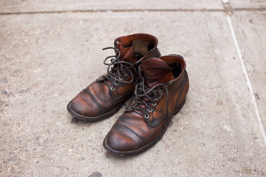 Worn: Service Boot Natural Essex – VIBERG