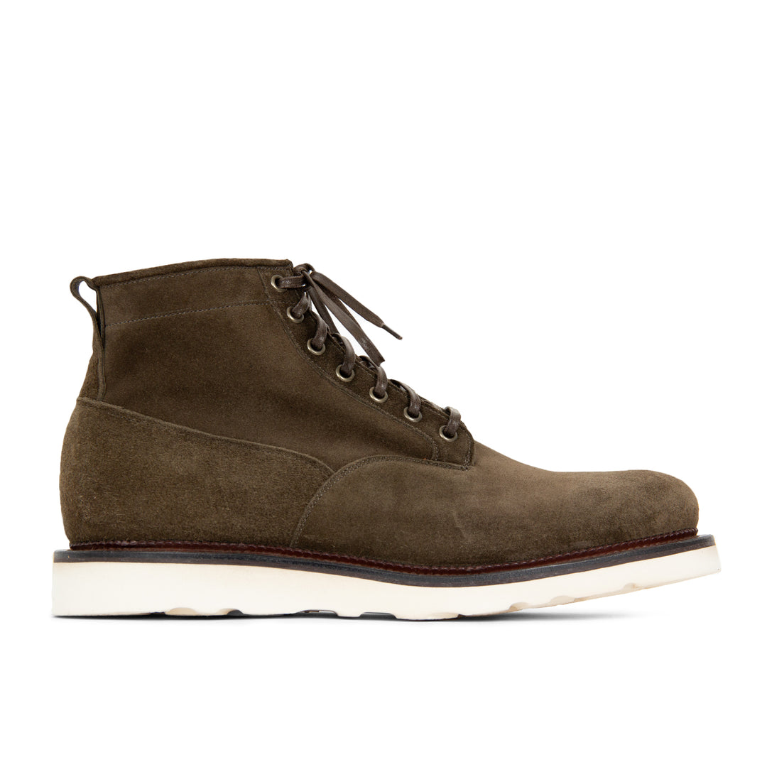 Scout Boot - Dark Olive Janus Calf Suede – VIBERG