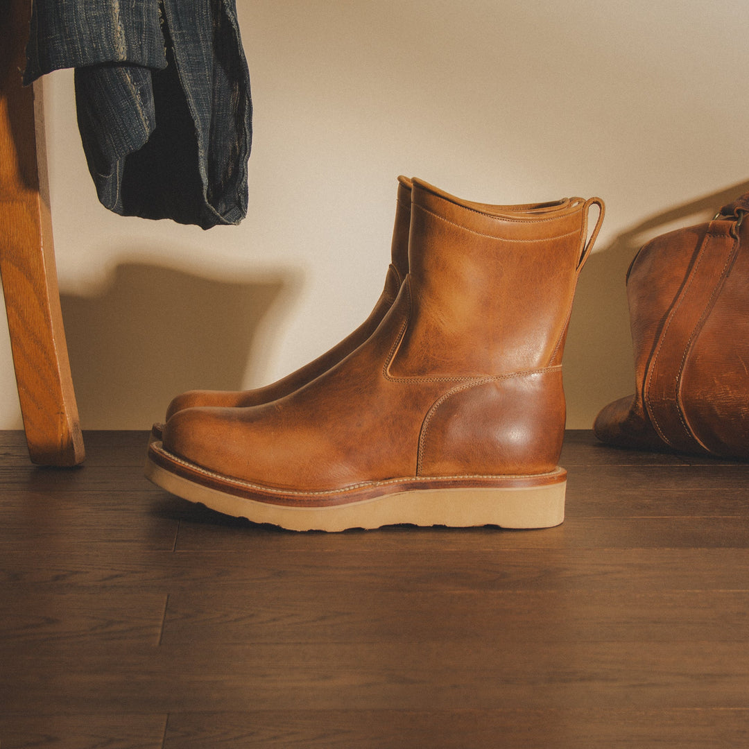 Viberg | Engineer Boot - Nero Teacore Horsebutt – VIBERG